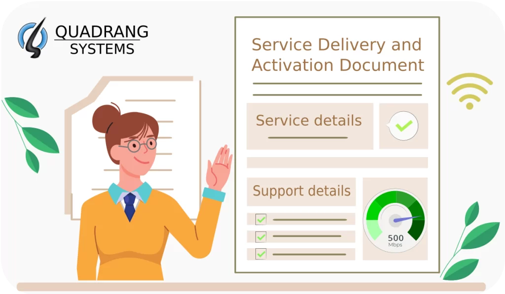 Service Activation and Delivery Document - Quadrang Systems | Managed ...